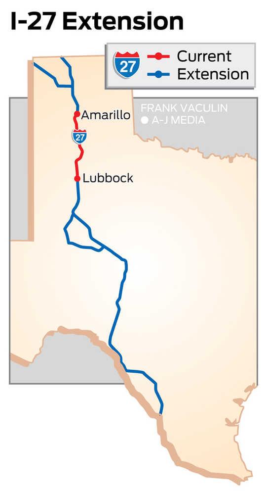 Future Extensions to Interstate 27 in Texas Benefit Trucking Sector